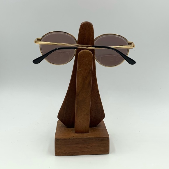 Accessories | Vintage Nba Creative Optics Red Gold Oval Frames | Poshmark